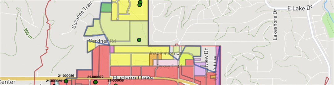 Interactive City & Zoning Map City of Hudson Oaks